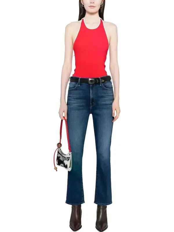 MOTHER The Hustler Roller Sneak Jeans - Blue