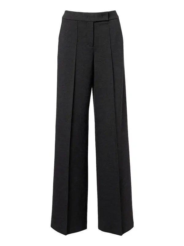 Dorothee Schumacher Wide-leg Jersey Trousers - Grey