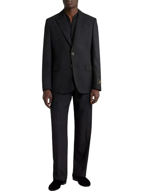 Etro Paisley-motif Jacquard Shirt - Black
