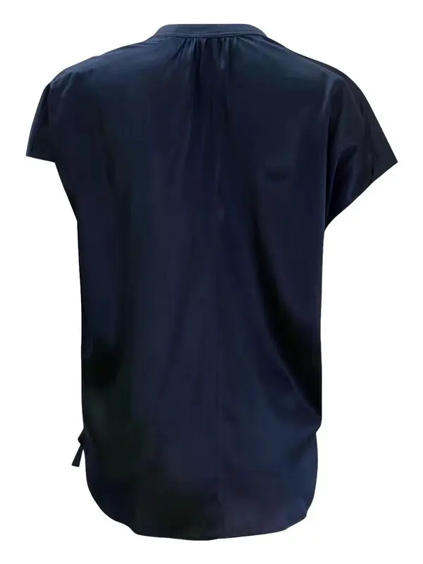 F.IT V-neck Blouse - Blue