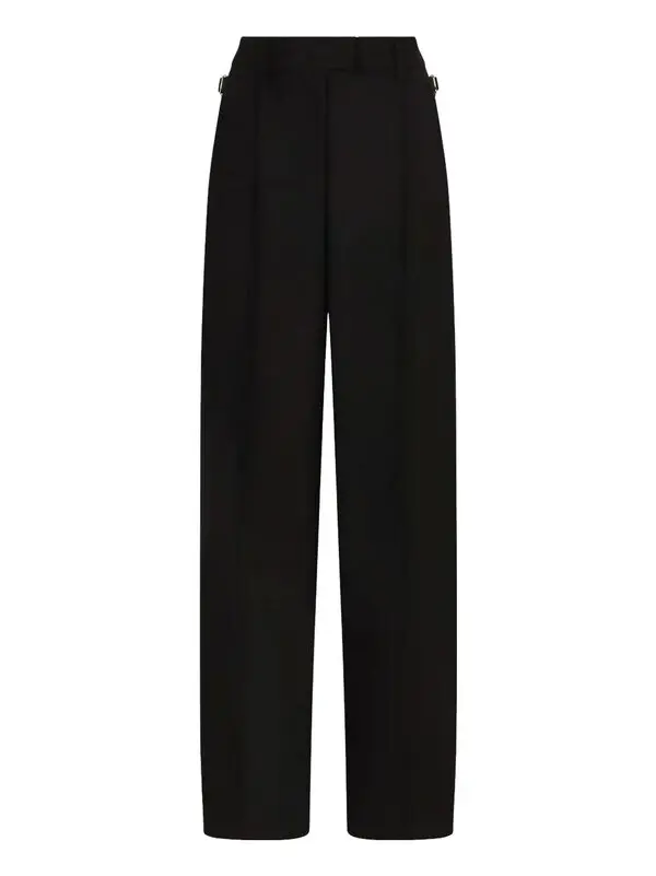 PT TORINO Virgin Wool Trousers - Black