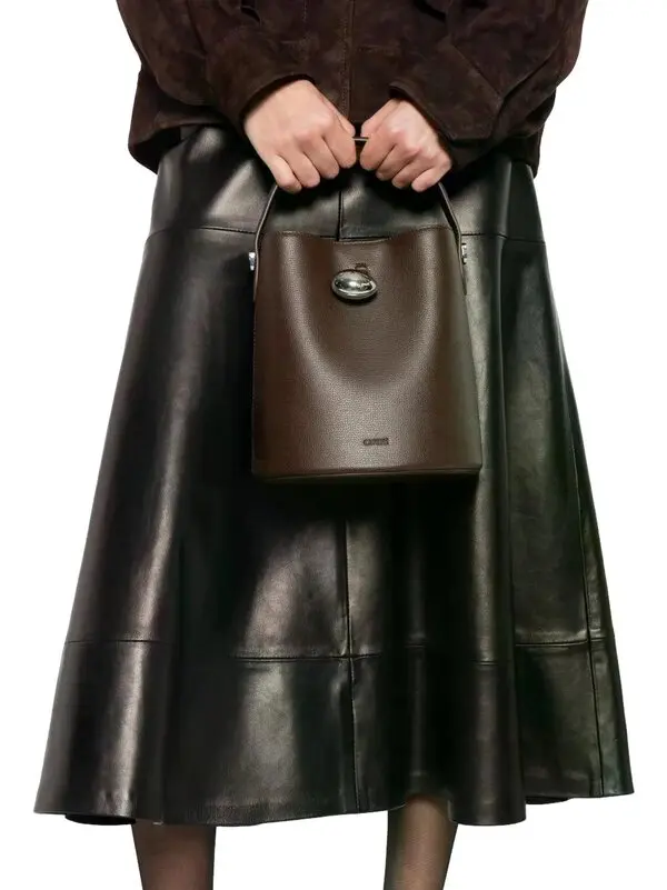 Cafuné Egg Bucket Bag - Brown