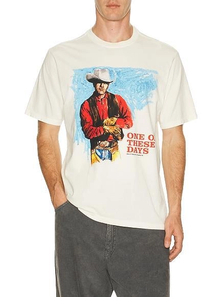 ONE OF THESE DAYS Heaven Can Wait Tee - Bone