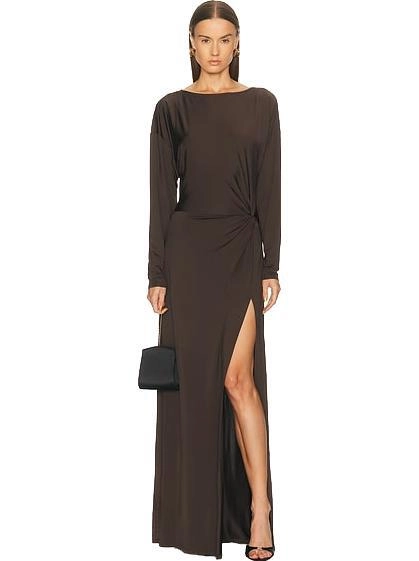 EAVES Ingrid Gown - Espresso