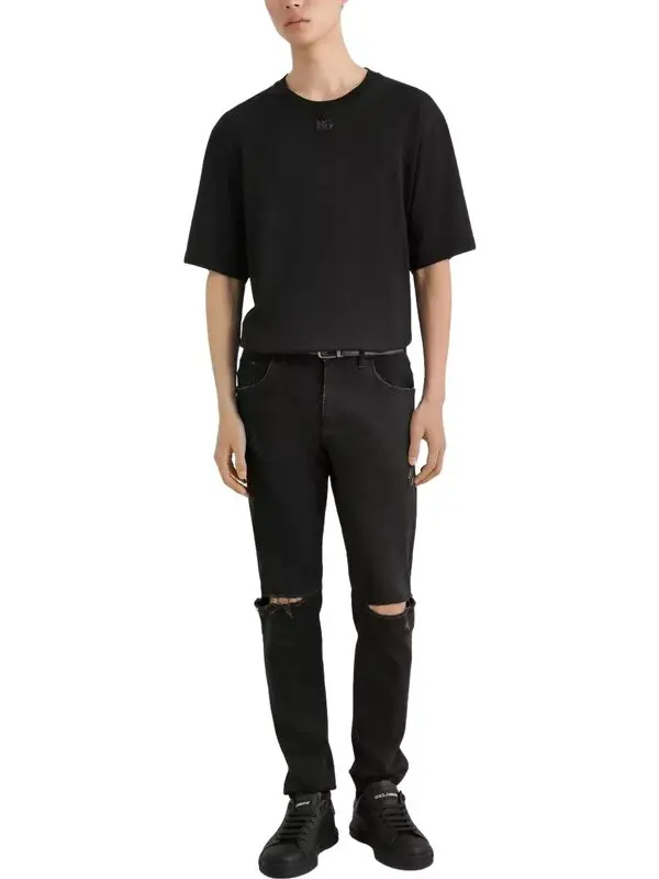 Dolce & Gabbana Logo-plaque T-shirt - Black