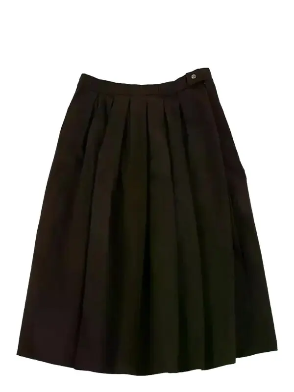 NEW BALANCE Pleated Midi Skirt - Brown