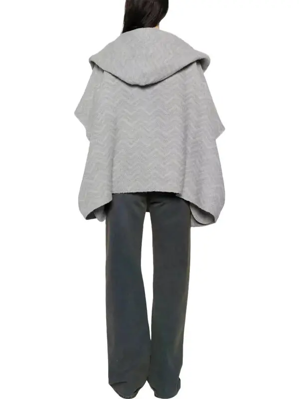 Missoni Hooded Cape - Grey