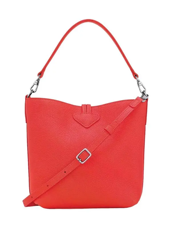 Longchamp Mini Le Roseau Bucket Bag - Red