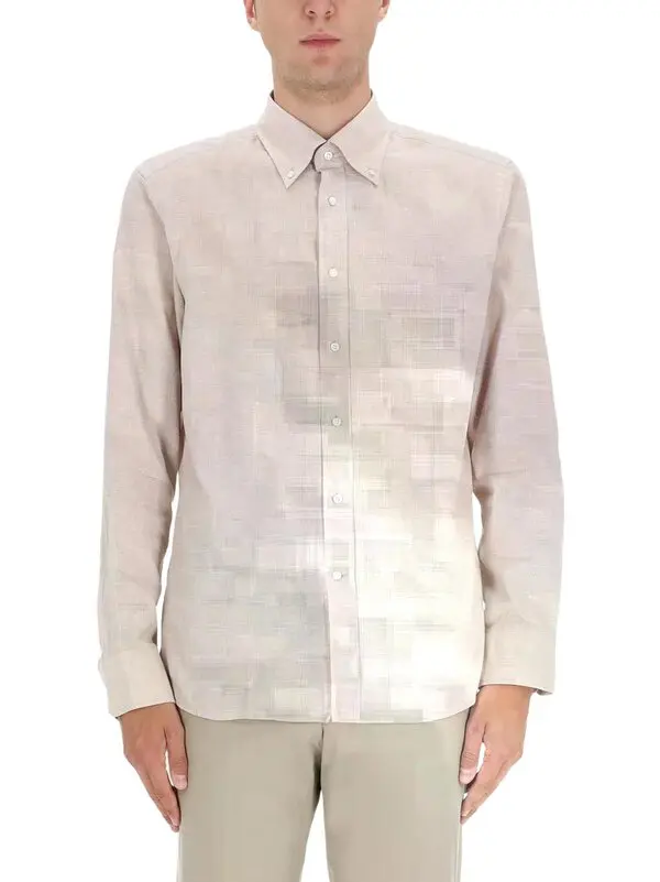 BOSS Button Shirt - Neutrals