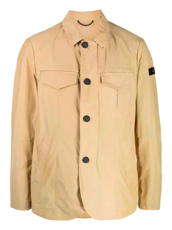 Peuterey Hollywood Buttoned Shirt Jacket - Neutrals