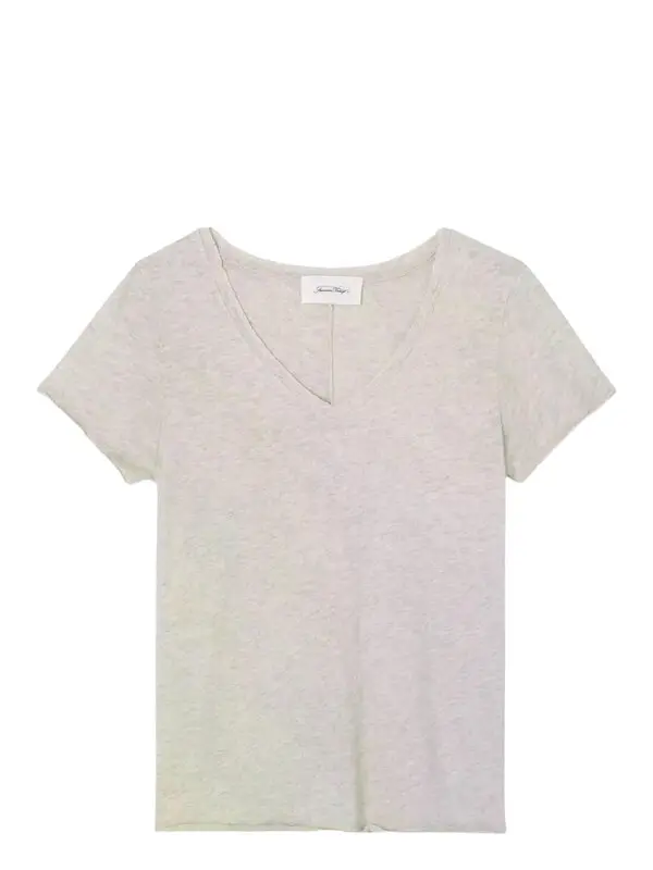 American Vintage Sonoma V-neck T-shirt - Grey