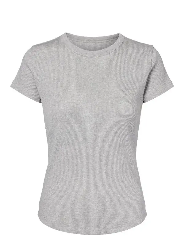 Isabel Marant Étoile Ribbed Knit T-shirt - Grey