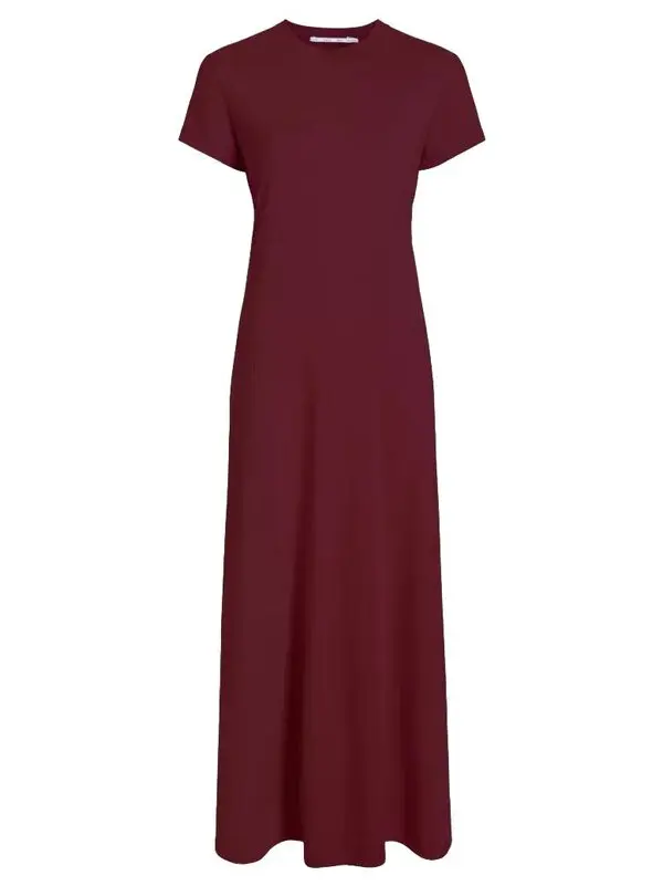 Proenza Schouler White Label Noelle Short Sleeve Dress - Red