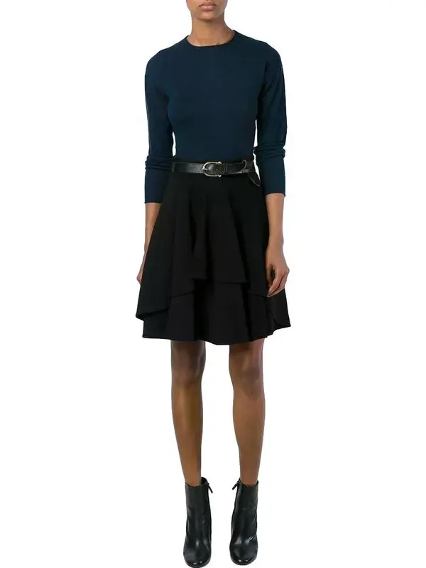 P.a.r.o.s.h Navy Wool-cashmere Blend Sweater - Blue
