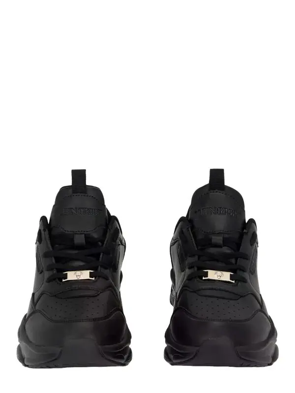 PLEIN SPORT Ghost X Perforated Detail Sneakers - Black