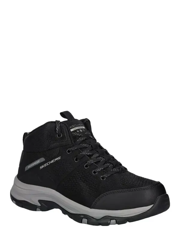 Sketchers Trail Destination Lace-up Sneakers - Black