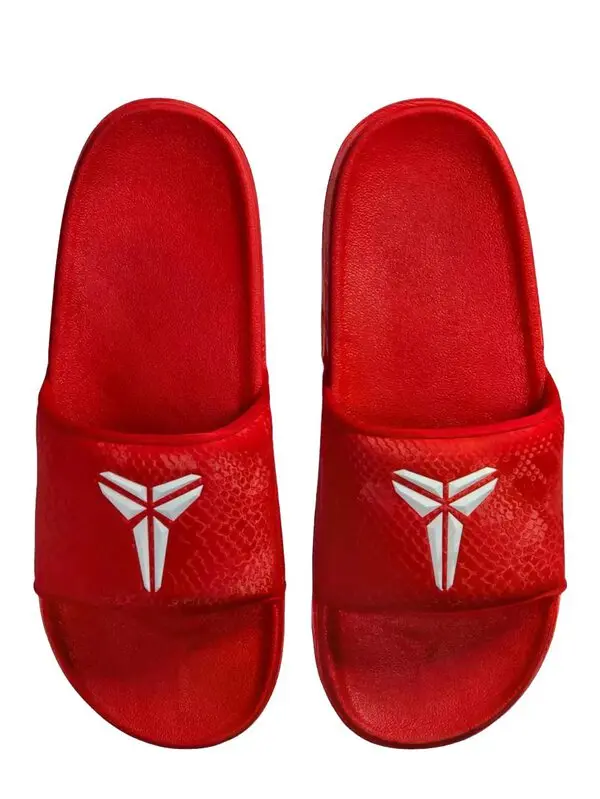 Nike Kobe Off-court Logo-print Flip Flops - Red