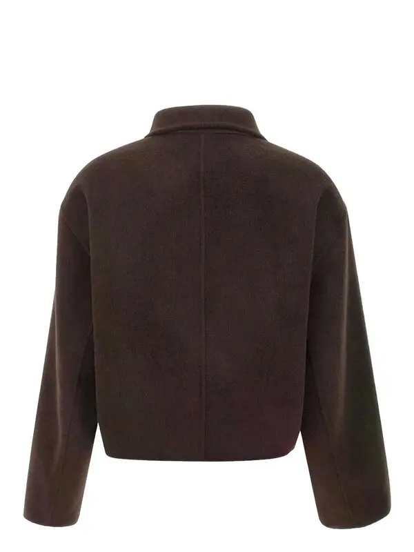 Filippa K Zip-up Funnel Neck Jacket - Brown
