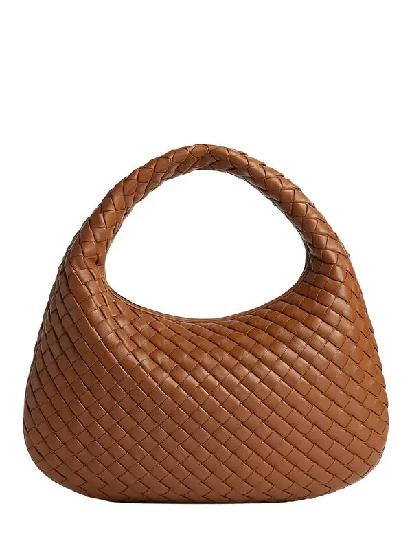 Bottega Veneta Small Veneta Shoulder Bag - Brown