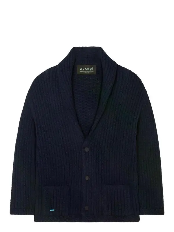 Alanui Buttoned Pocket Cardigan - Blue