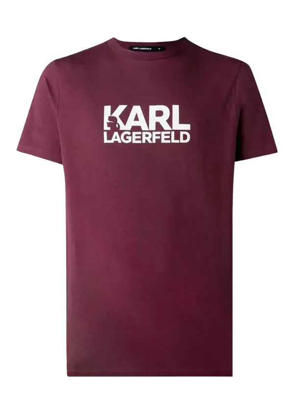 Karl Lagerfeld Logo T-shirt - Red
