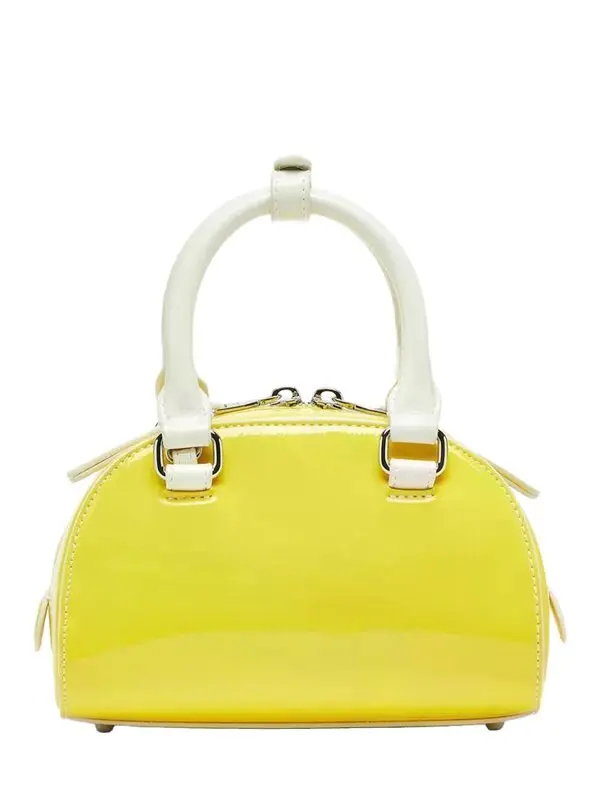 DIESEL® 1dr Dome Embossed Logo Crossbody Bag - Yellow