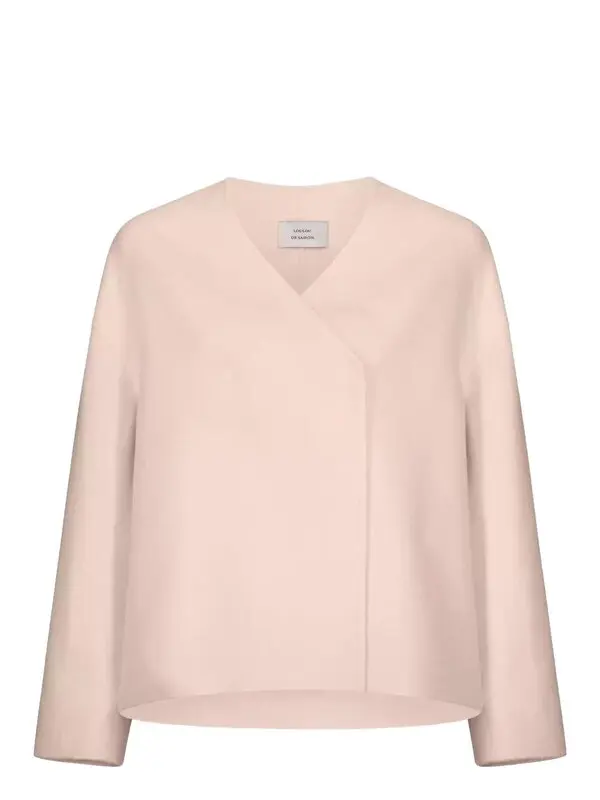 Loulou De Saison Maara Asymmetric Collarless Jacket - Neutrals