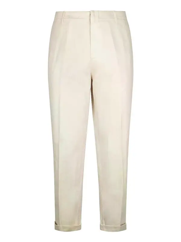 DONDUP Logo Trousers - Neutrals