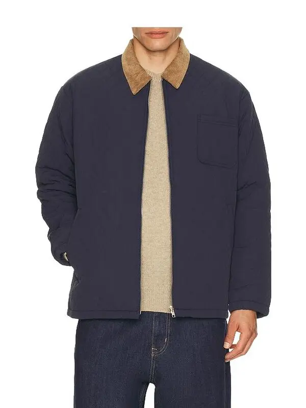 BOUND Quilted Jacket In . Also - Navy