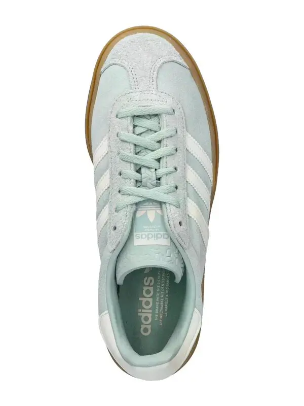 Adidas Gazelle Stripes Platform Sneakers - Blue