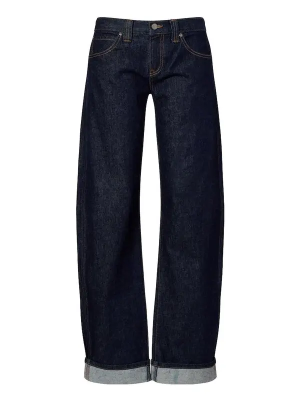 Khaite Karo Barrel-leg Jeans - Blue