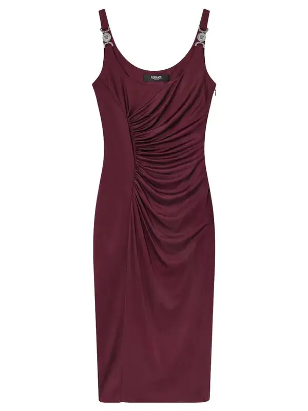 Versace Medusa '95 Hardware Midi Dress - Red