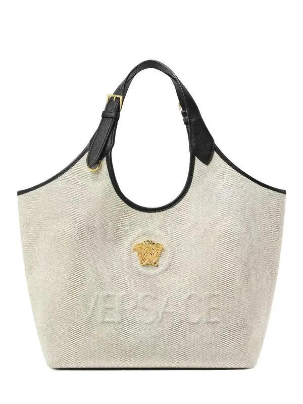 Versace Medusa-emblem Tote Bag - Neutrals