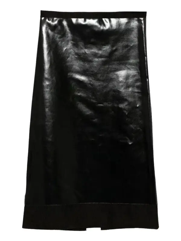 MAISON MARGIELA Panelled Midi Skirt - Brown