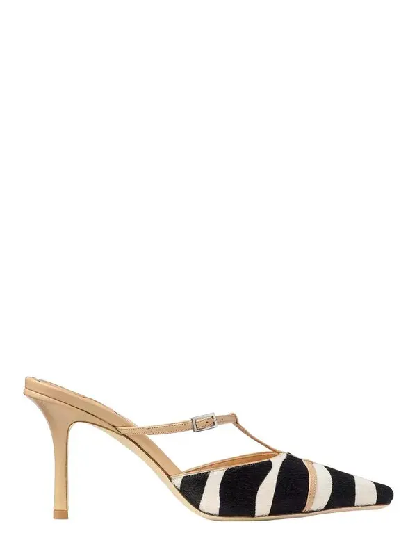 JIMMY CHOO Gloria 85 Heeled Mules - Black