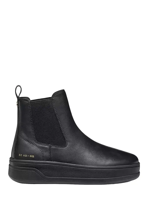 Geox 50mm Spherica Ecub-2 Elasticated Chelsea Boots - Black