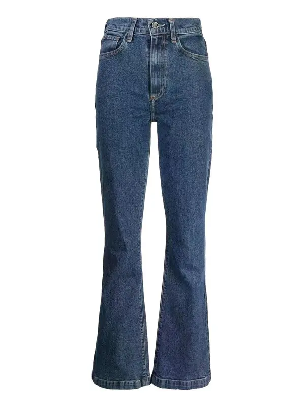 LE JEAN Remy High-waist Flared Jeans - Blue