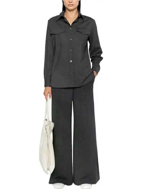 P.a.r.o.s.h Pocket Buttoned Shirt - Grey