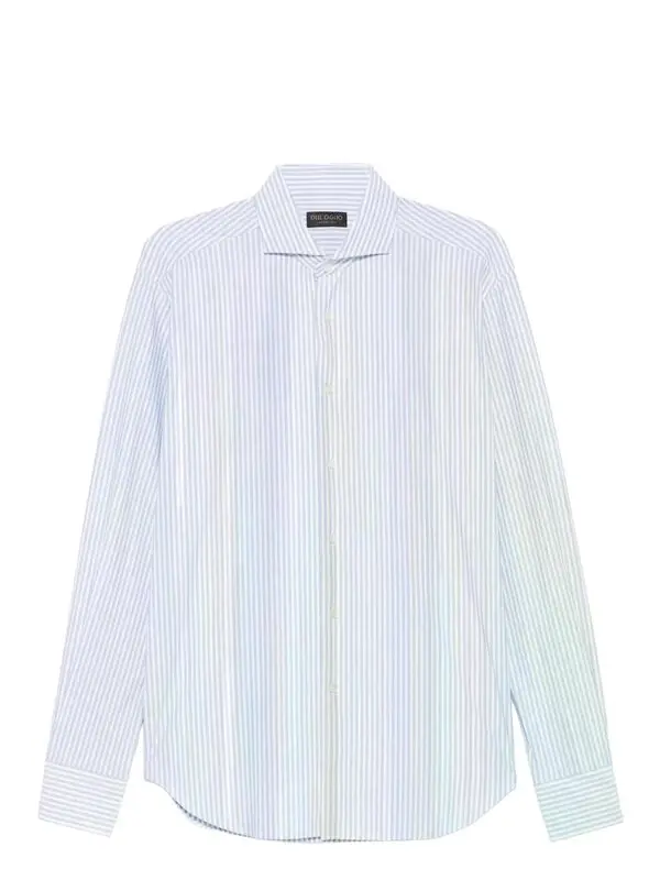 DELL'OGLIO Striped Shirt - Blue