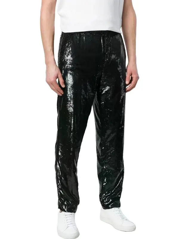 JEAN PAUL GAULTIER Sequined Trousers - Black