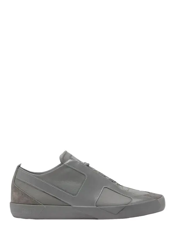 DIESEL® S-slante-d-sneakers In Suede And Leather With D Logo - Grey