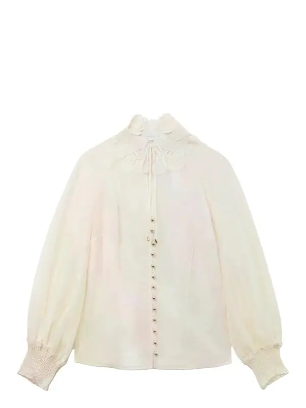 Zimmermann Rebellion Blouse - Neutrals