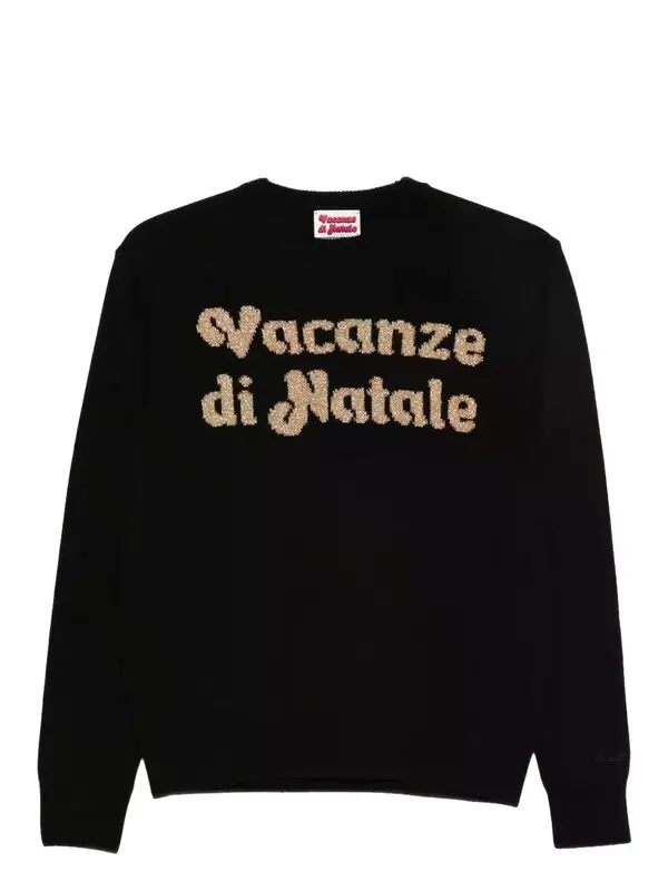 MC2 SAINT BARTH Vacanzel Logo Jumper - Black