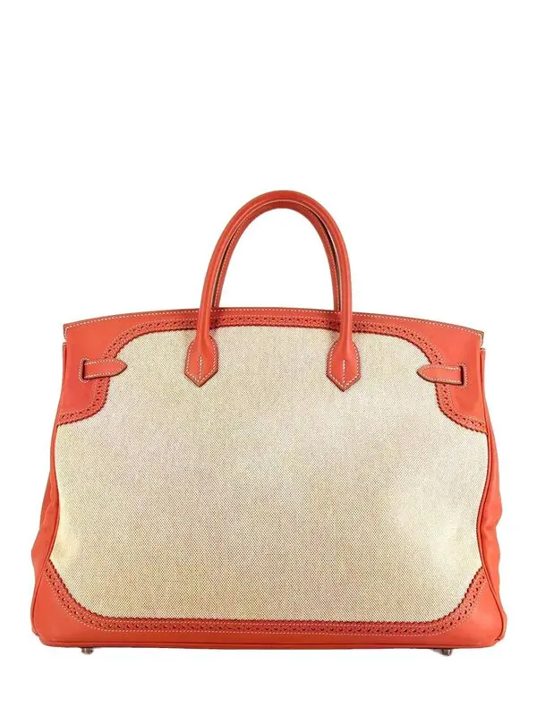 Hermès 2013 Birkin Ghillies 40cm Handbag - Neutrals