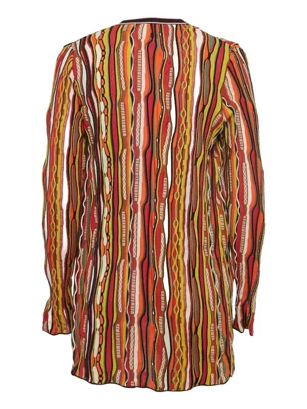 Missoni Striped Cardigan - Red