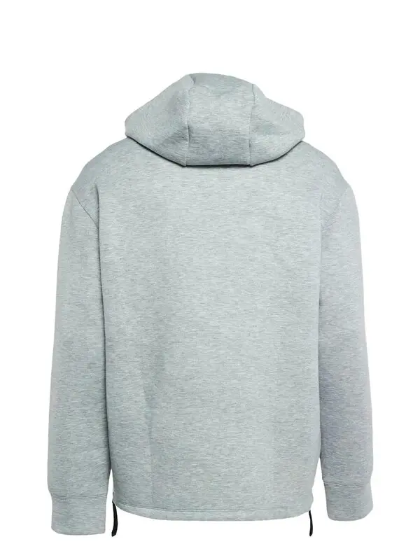 Emporio Armani Logo Print Hoodie - Grey