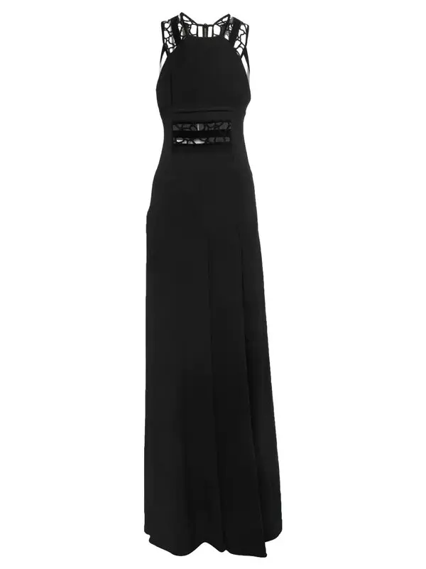 Roland Mouret Cut-out Maxi Dress - Black