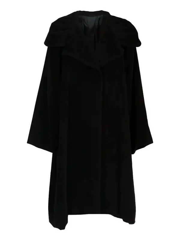Versace 1980s Single-breasted Coat - Black