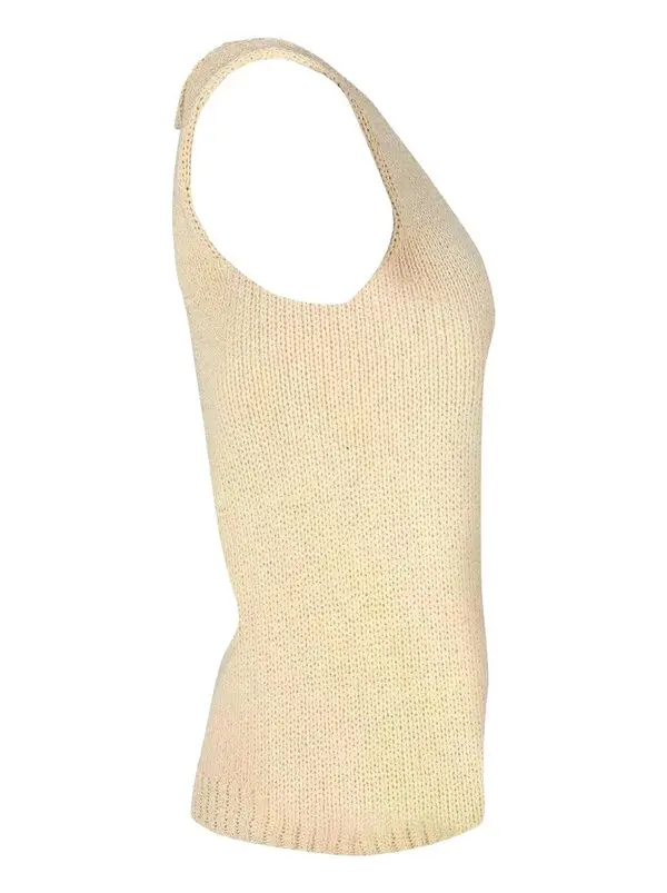 Theory Sleeveless Cotton Top - Neutrals