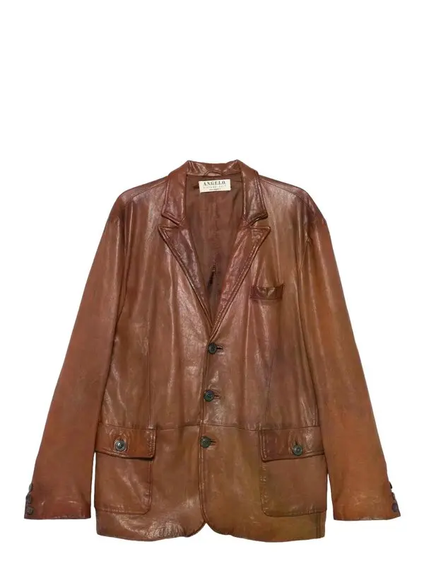 A.N.G.E.L.O. VINTAGE CULT 2000s Buttoned Pocket Jacket - Brown